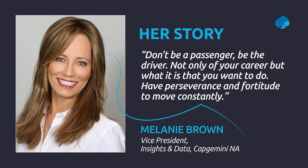 Capgemini Herstory podcast features journey of Melanie Brown