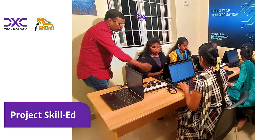 DXC Technology provides digital skills training for youth in India