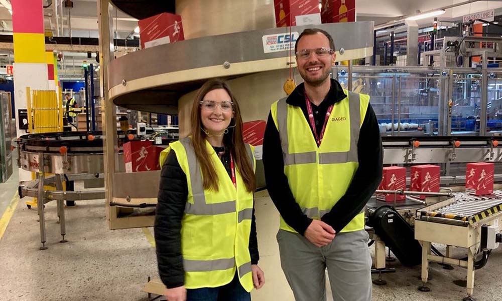Scottish members of Parliament interact with Diageo apprentices