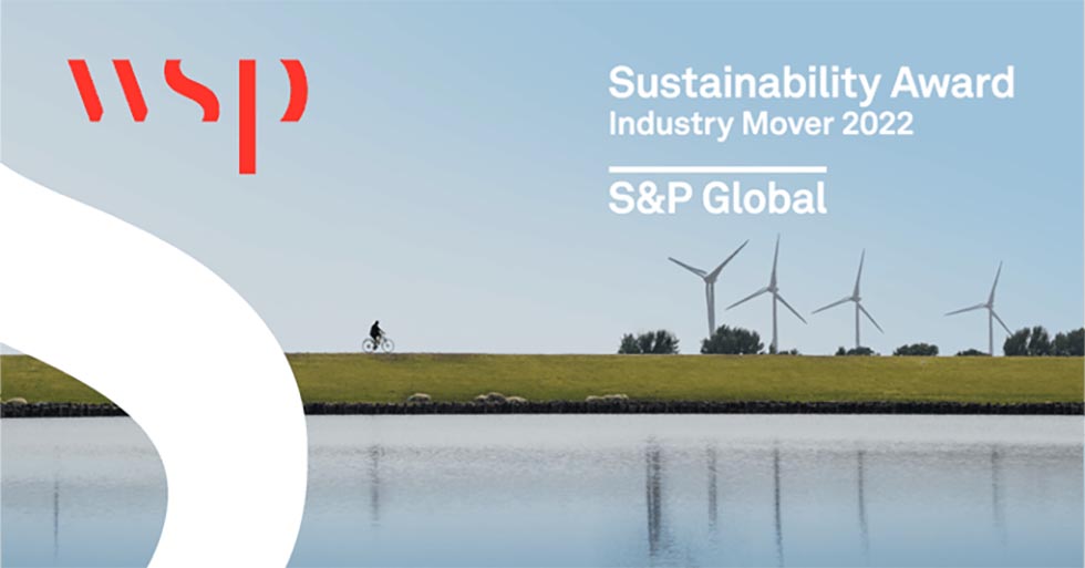 WSP receives recognition for its sustainability achievements