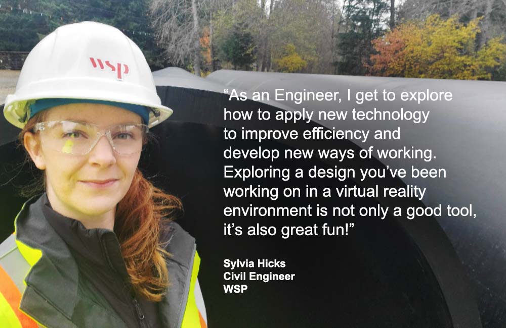Thrive in a WSP engineering job like civil engineer Sylvia Hicks