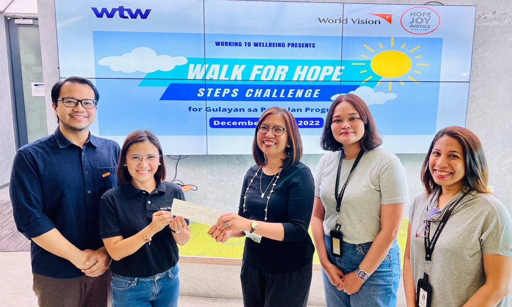 Progressive employer WTW supports schools in Philippines
